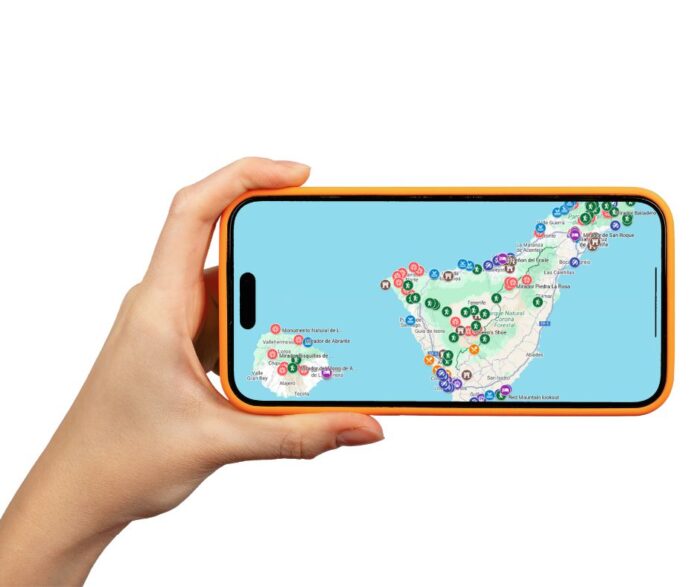Kanárské ostrovy: Mapa 200+ míst na Tenerife a La Gomeře